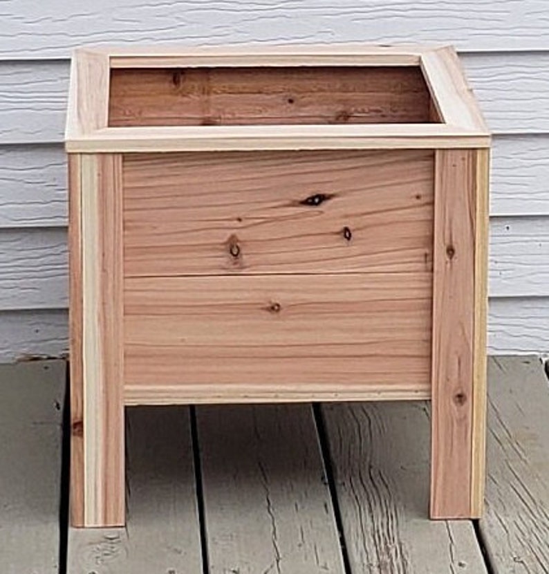 Cedar Planter Box Mothers Day Gift for Her 17"x 16"x15" Free Shipping ...