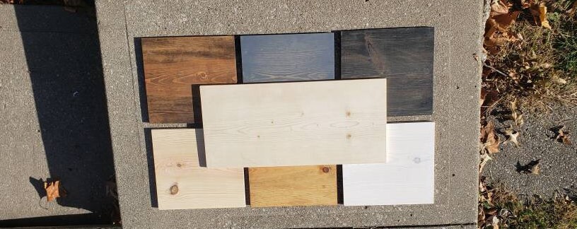 Unfinished Pine Wood Sign: DIY Art Board, Stained Plaque (24"x 11.25 ...