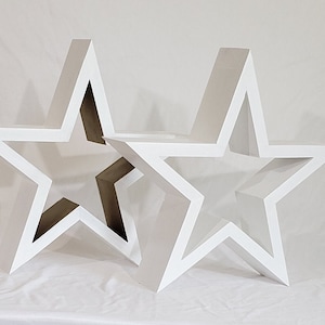Wooden Stars All Sizes and Lots of Colors Available Farmhouse Decor - Etsy
