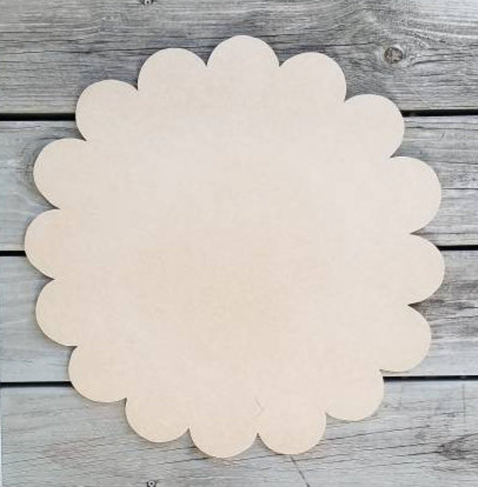 Scallop wood cut out 18 scallop paint party cut - Etsy.de