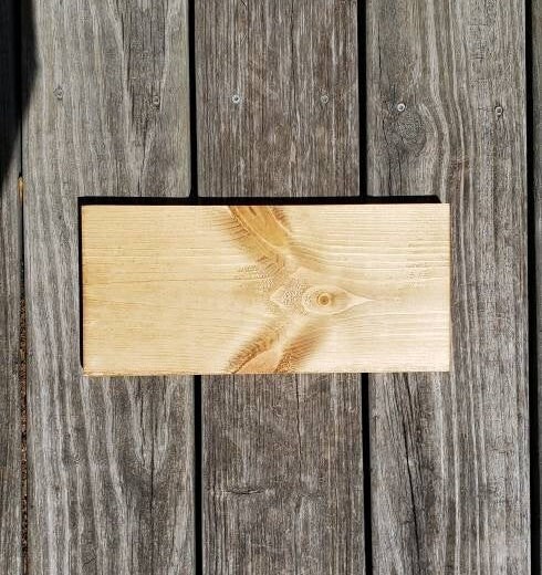 Unfinished Wood Diy Project Unfinished Wood Sign Stained - Etsy