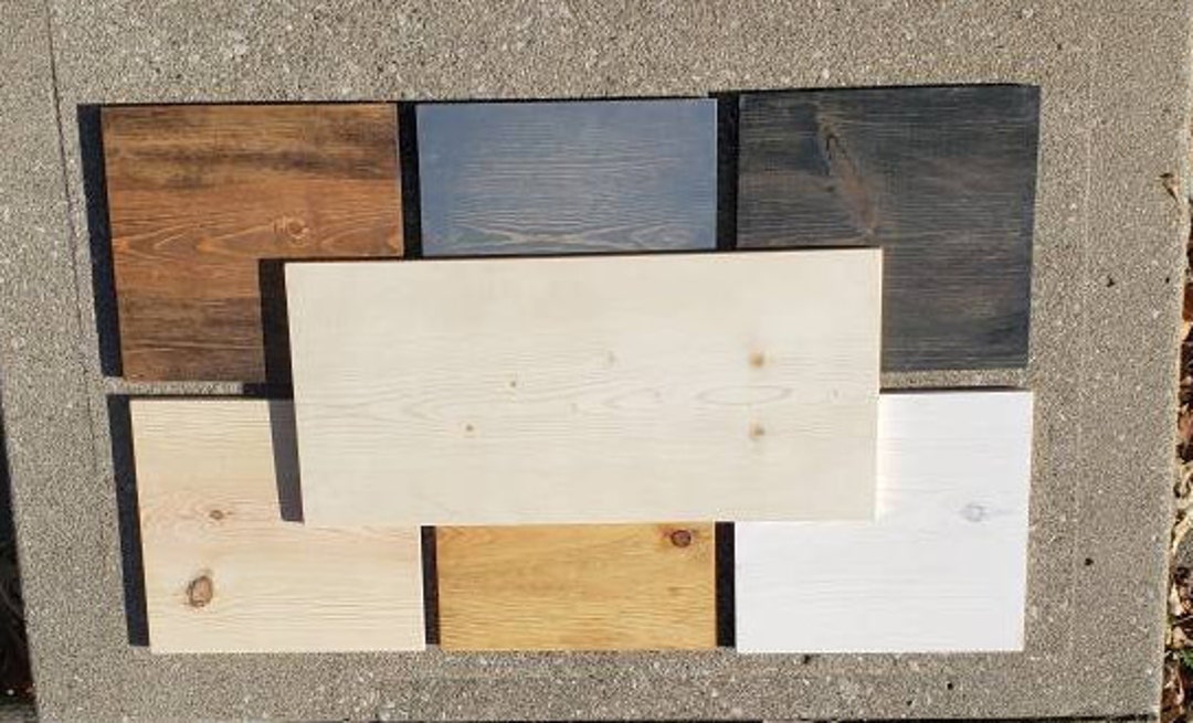 Unfinished Pine Wood Sign: DIY Art Board, Stained Plaque (24"x 11.25 ...