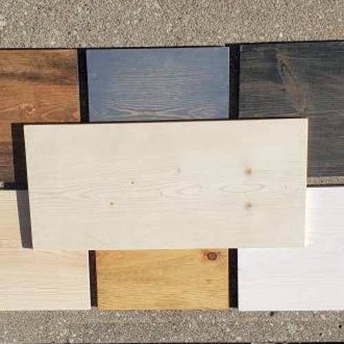 Unfinished Wood Diy Project Unfinished Wood Sign Stained - Etsy