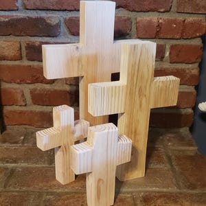 Solid Wood Cross - Heavy 1.5" Thick Various Sizes Available - Etsy