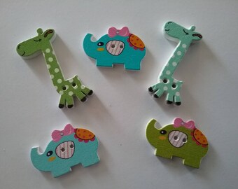 Items similar to Navy, Turquoise and Lime Green Nursery canvas art ...