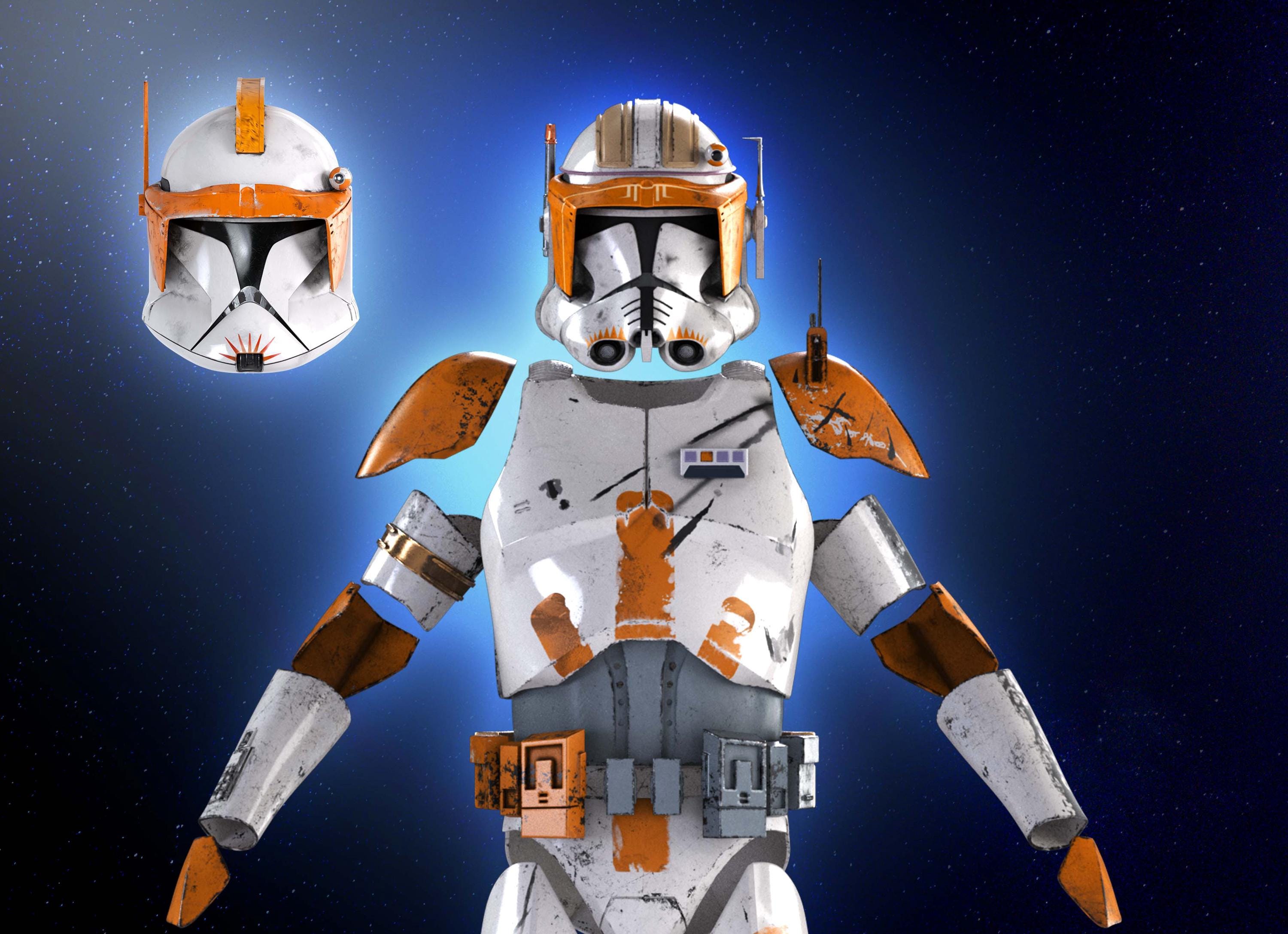 Commander Cody Armor 3d Print Model Star Wars Clone Wars Replica Stl