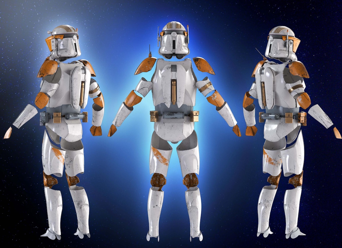 Commander Cody Armor 3d Print Model Star Wars Clone Wars Replica Stl