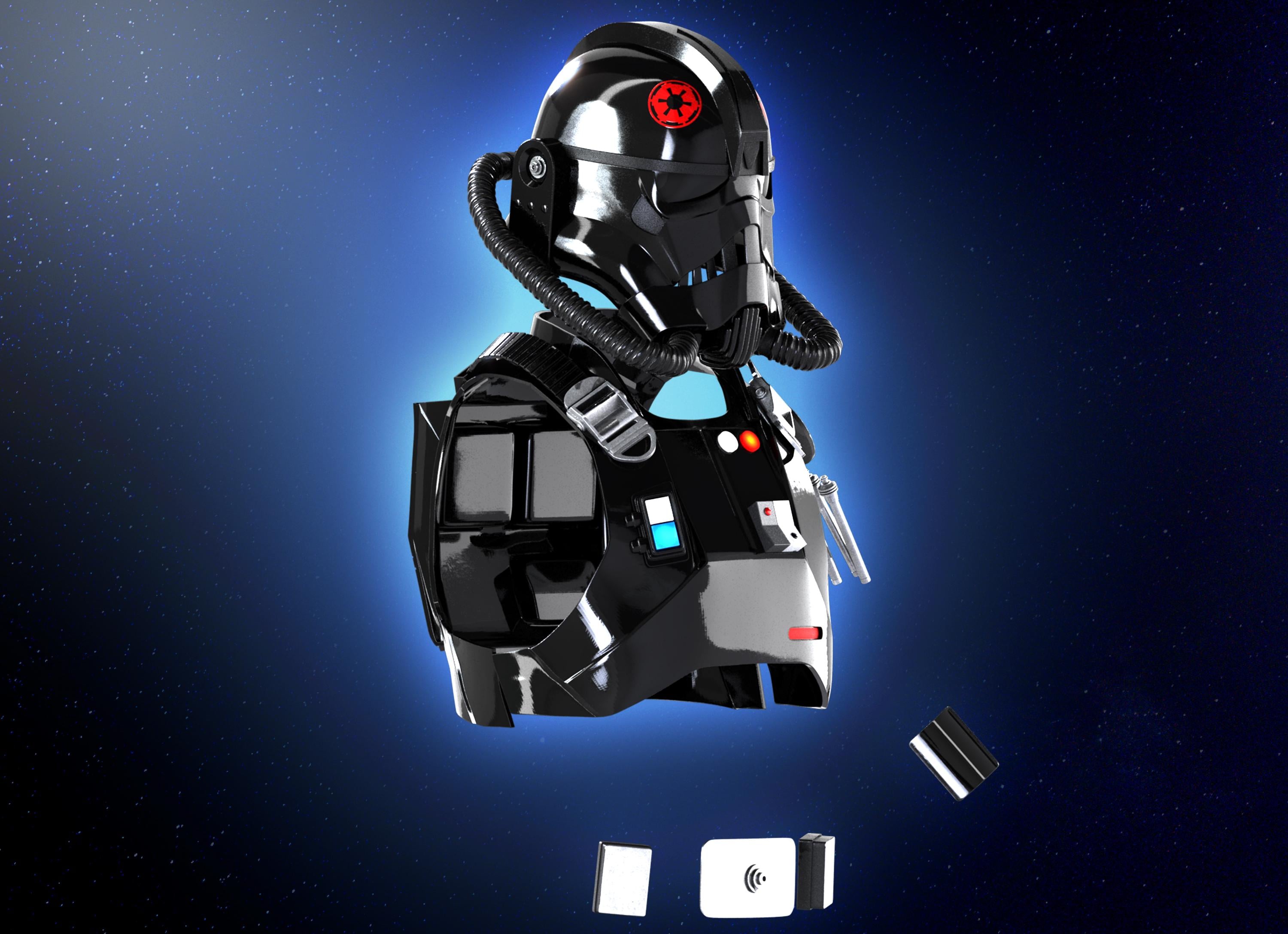 Sienar Testpilot Tie Fighter Pilot Rüstung | Helm Andor| Krieg der ...