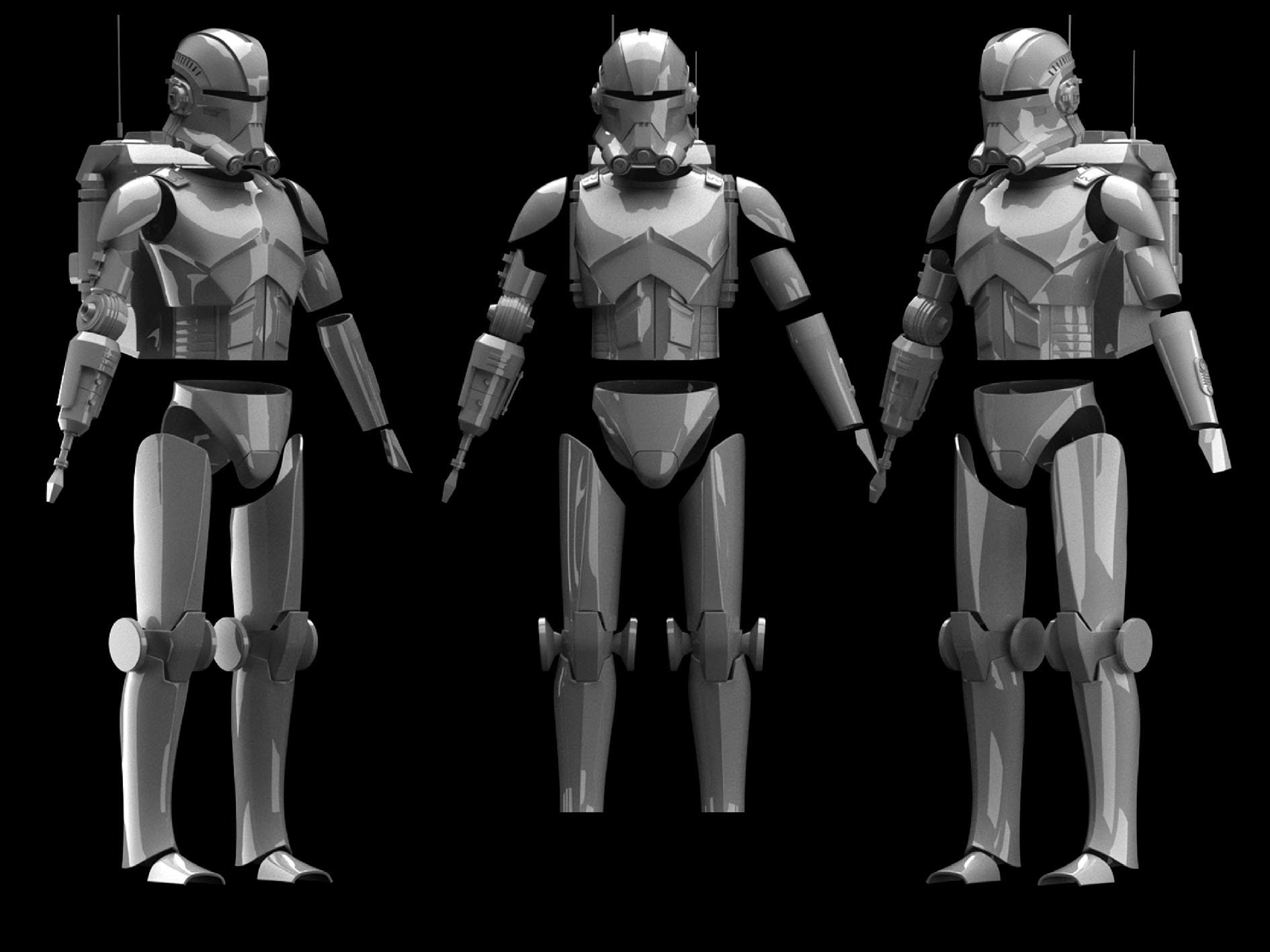 Echo| Armor | the Bad Batch| Star Wars | 3d Print Model - Etsy