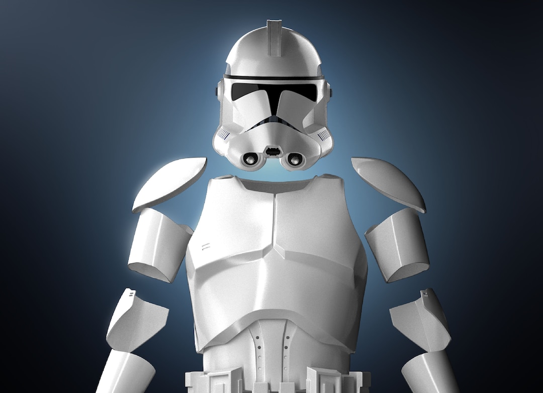 Clone| Armor| Phase2 | Revange of the Sith| Star Wars| 3d Print Model ...