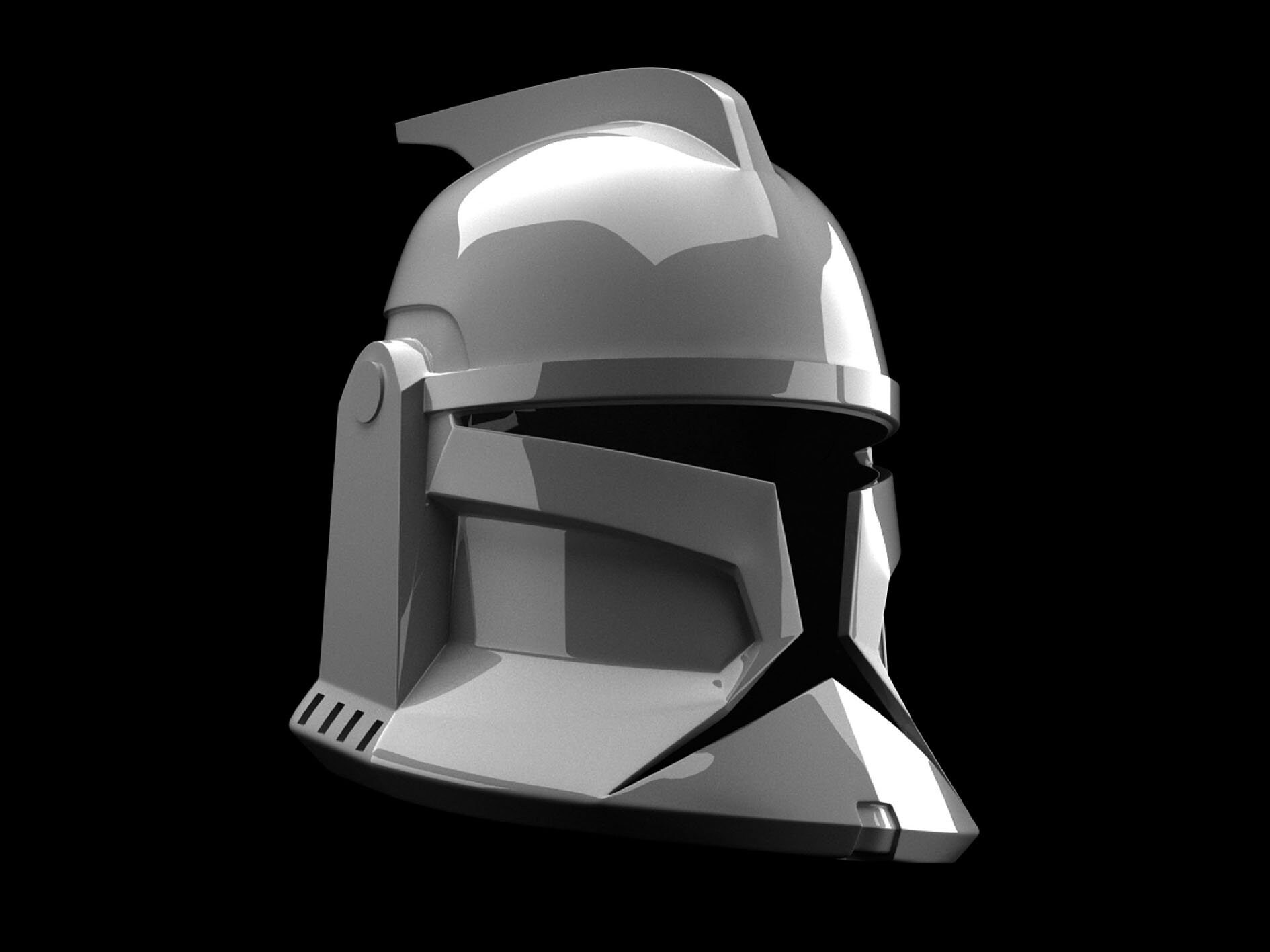 Clone | Helmet| the Clone Wars| Phase 1| Star Wars | 3d Print Model ...