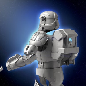 Clone Commando Gregor Armor Helmet: Star Wars 3D Print STL - Etsy