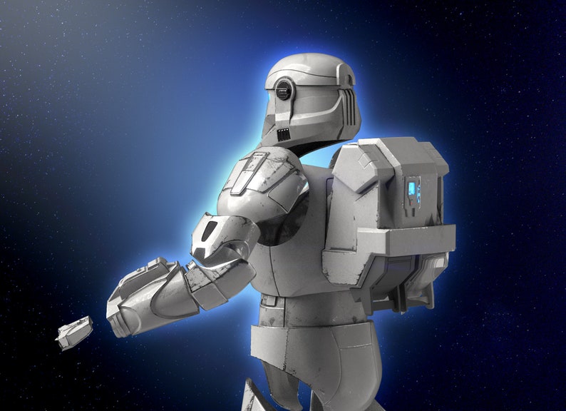 Clone Commando Gregor Armor Helmet: Star Wars 3D Print STL - Etsy