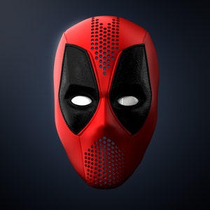 Deadpool | Faceshell Mask | Shell| 3d Print Model - Etsy