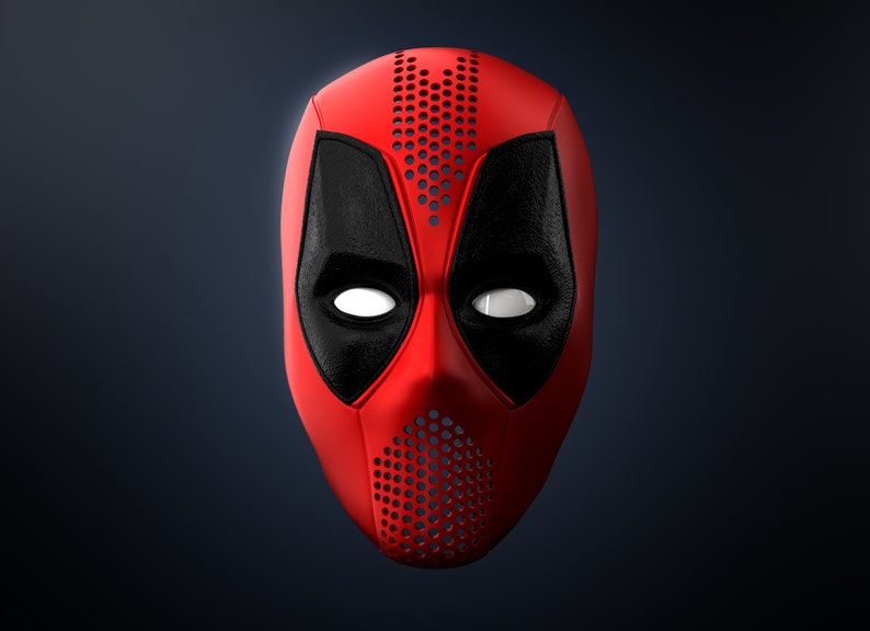 Deadpool | Faceshell Mask | Shell| 3d Print Model - Etsy
