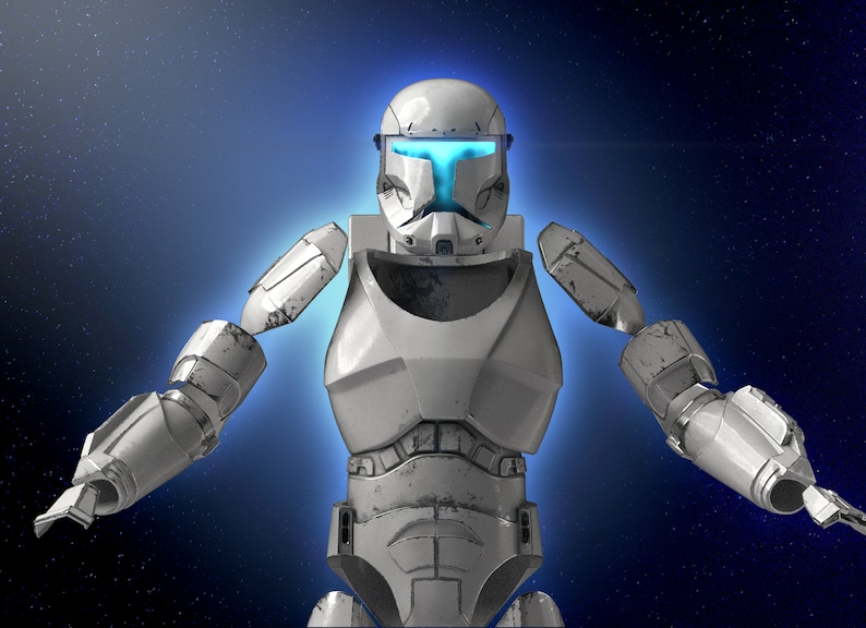 Clone Commando Gregor Armor Helmet: Star Wars 3D Print STL - Etsy