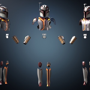 Sabine Wren Armor With Helmet | 3d Model | Ahsoka - Etsy
