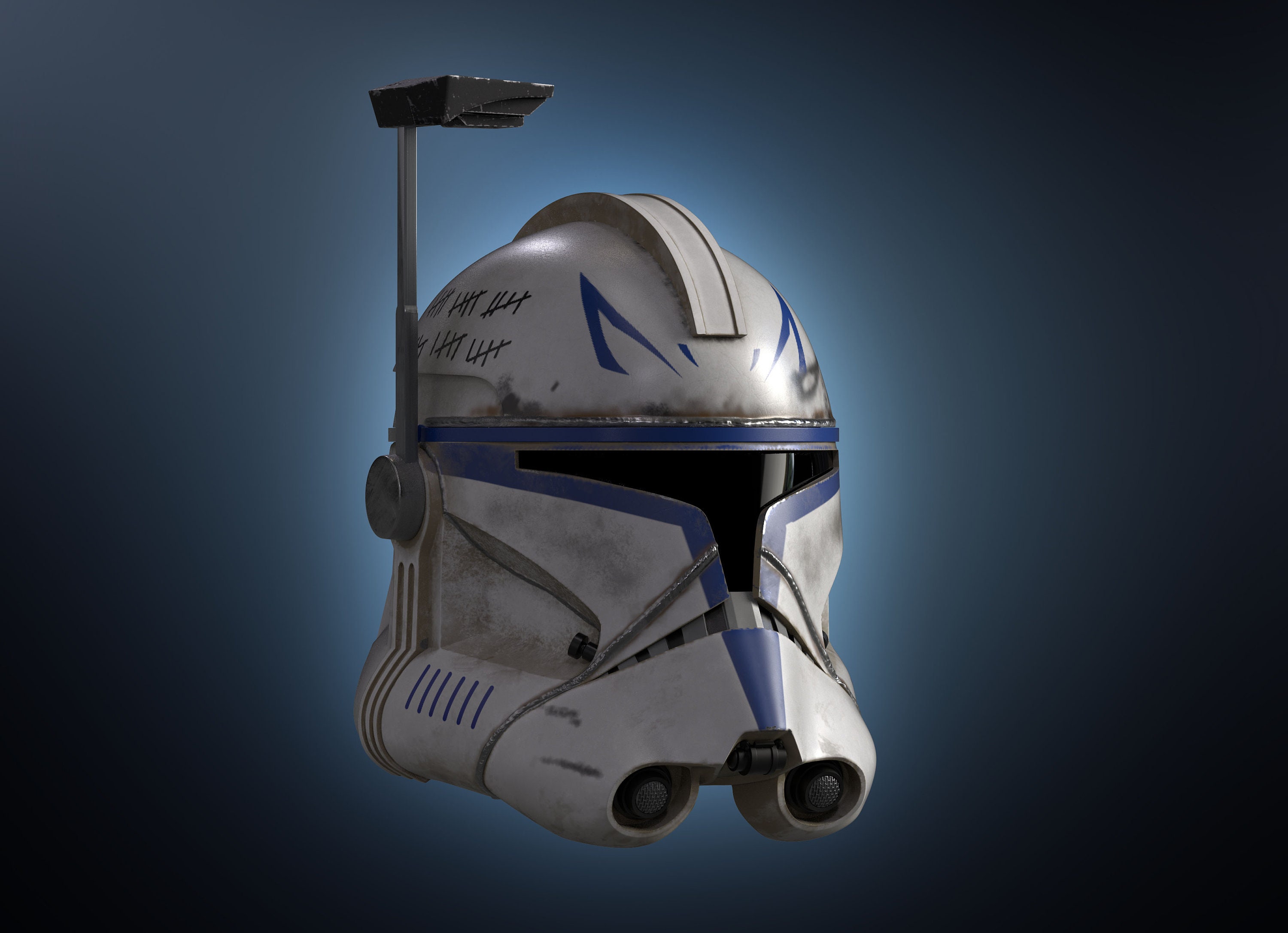 Captain Rex Helmet 3D Model - Star Wars Ahsoka (3D Print) - Etsy