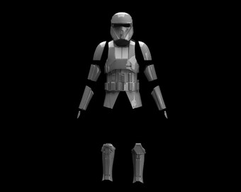 Star Trooper Wars : Rogue One Shoretrooper Masking Stencil Template ...