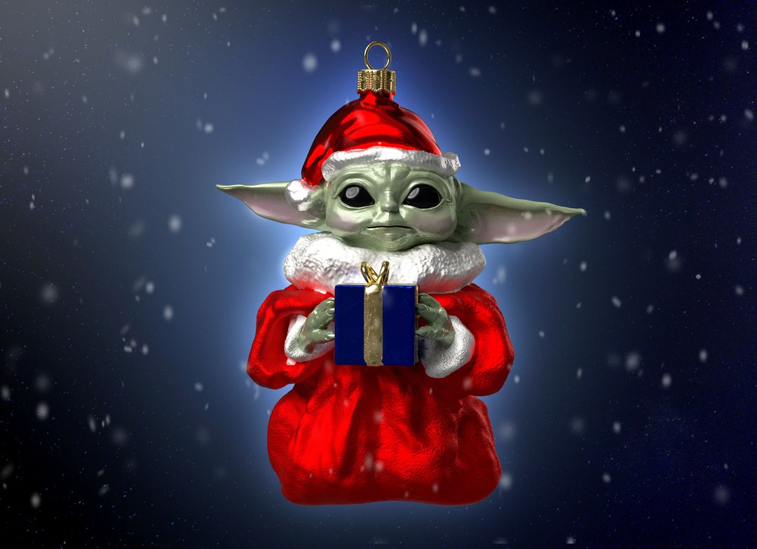 Baby Yoda | Grogu | Christmas Tree Ornaments Decoration Gift Santa ...