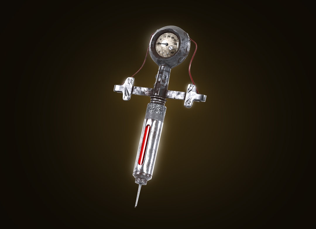 Fallout Stimpak 3d Print Model Etsy