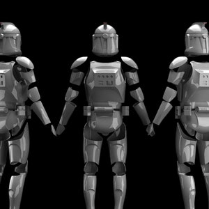 Clone| Armor| Phase1 | Attack of the Clones| Star Wars| 3d Print Model ...
