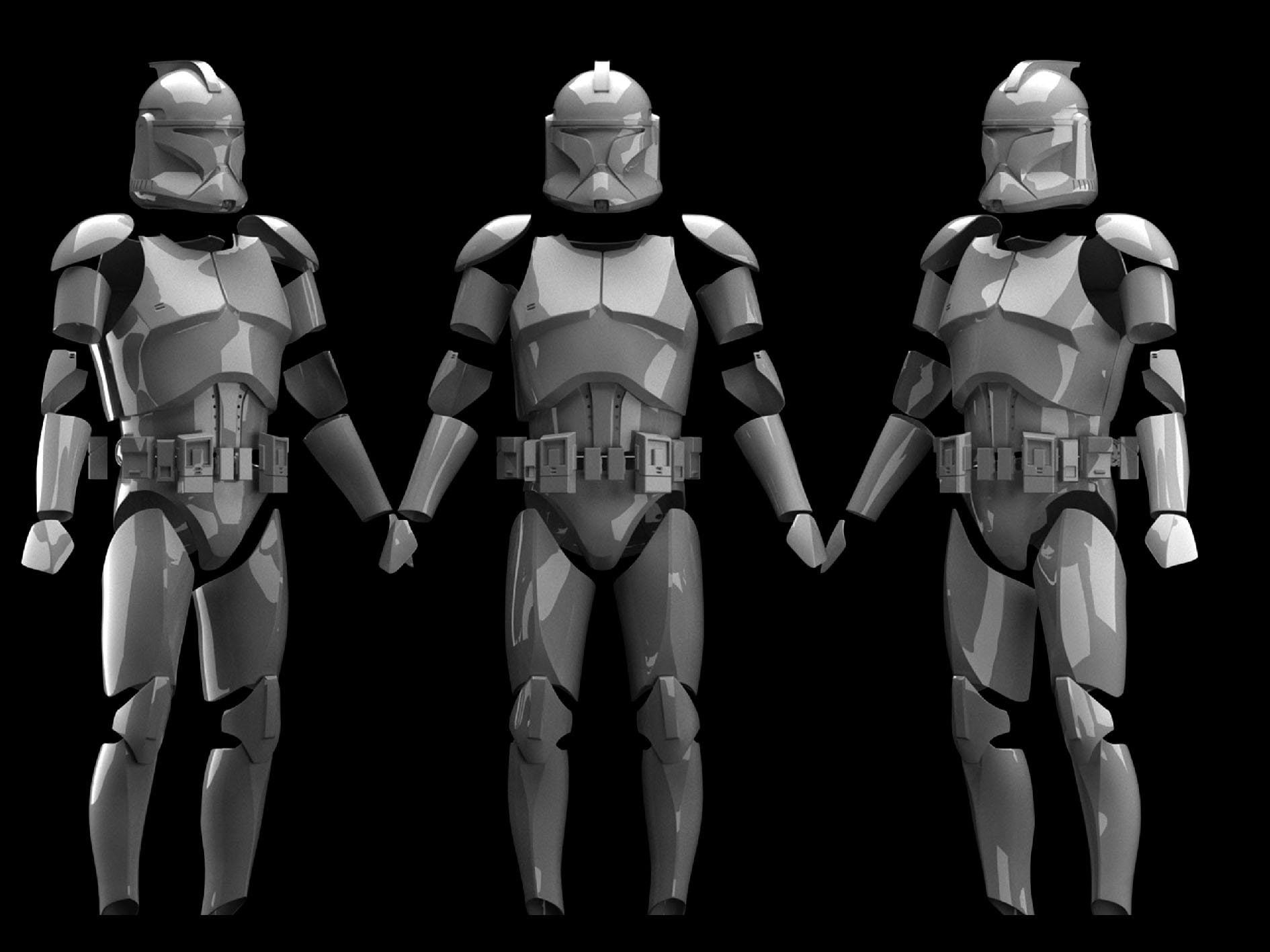 Clone Armor Phase1 Attack of the Clones Star Wars 3d - Etsy Australia