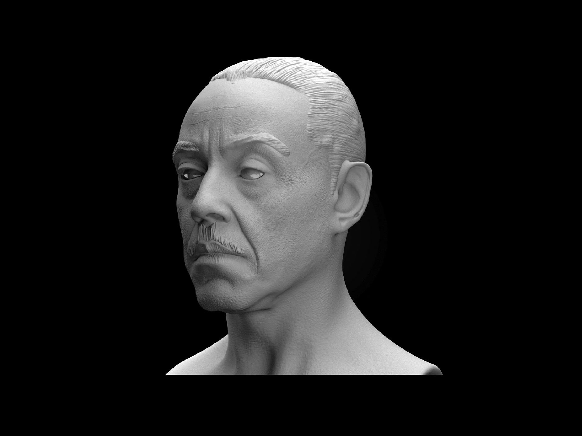 Moff Gideon Head Face the Mandalorian Star Wars 3d Print - Etsy