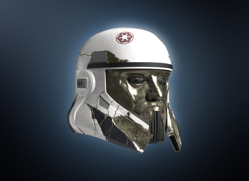 Captain Enoch Stormtrooper Armor & Helmet 3D Model Set (digital ...
