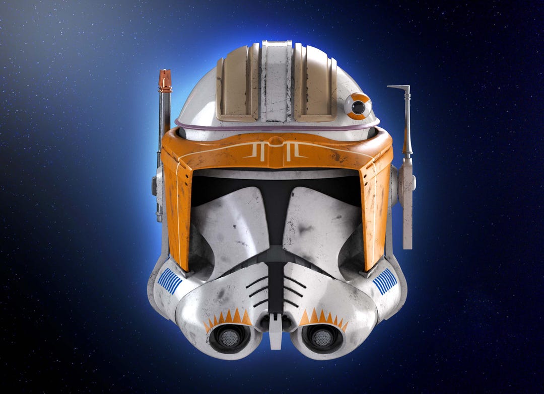 3D Printed Commander Cody Helmet: Star Wars Clone Wars Replica (STL ...