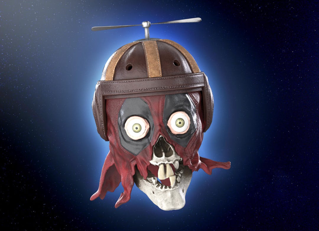 Digital File 3d Model Headpool Wolverine Popcorn Bucket Cowl Helmet ...