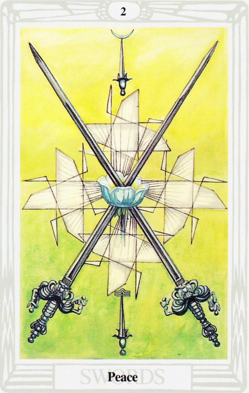 Peace Oil (two of Swords) - Etsy