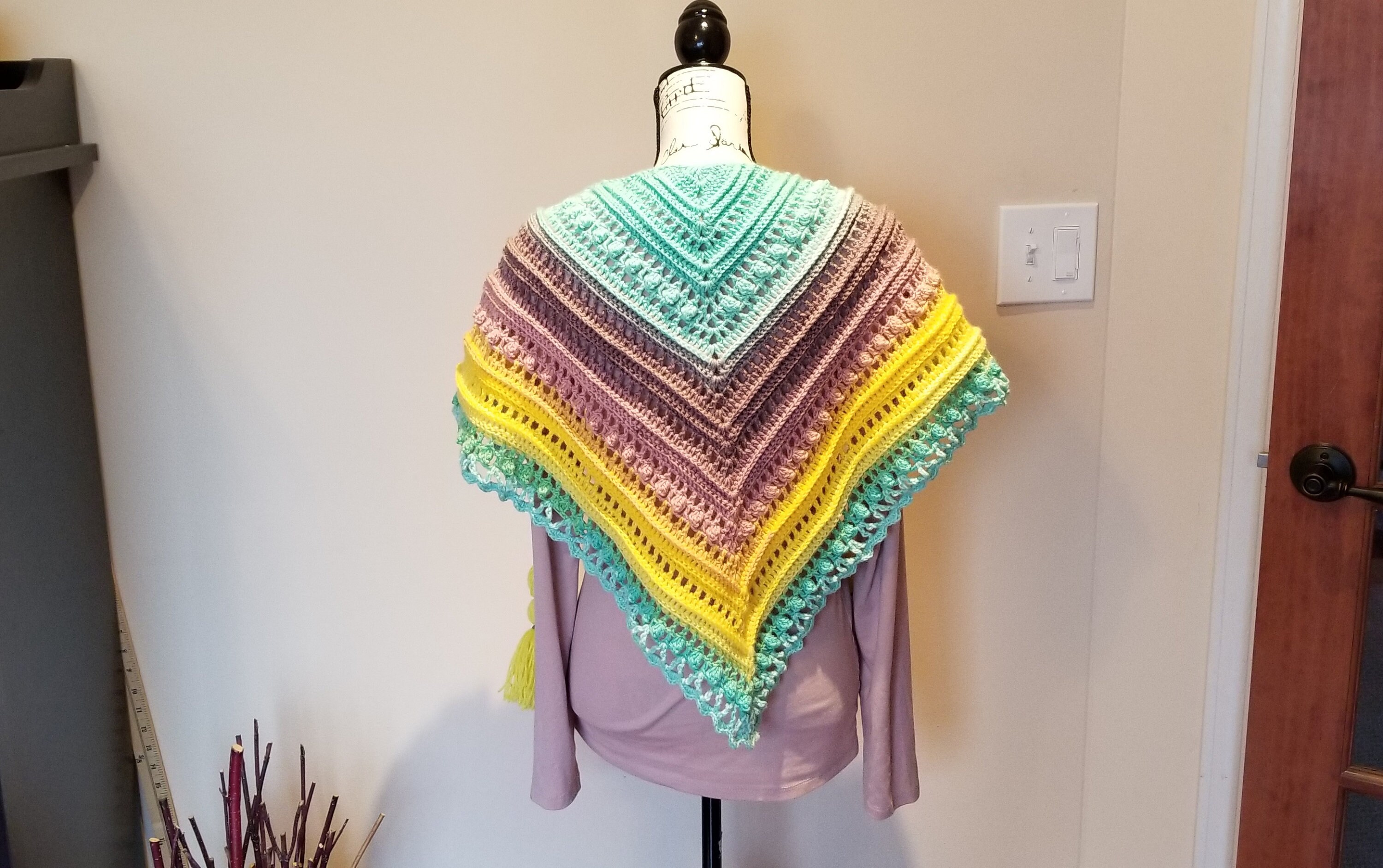 Secret Paths Crochet Valkyrie Shawl / Triangle Valkyrie - Etsy
