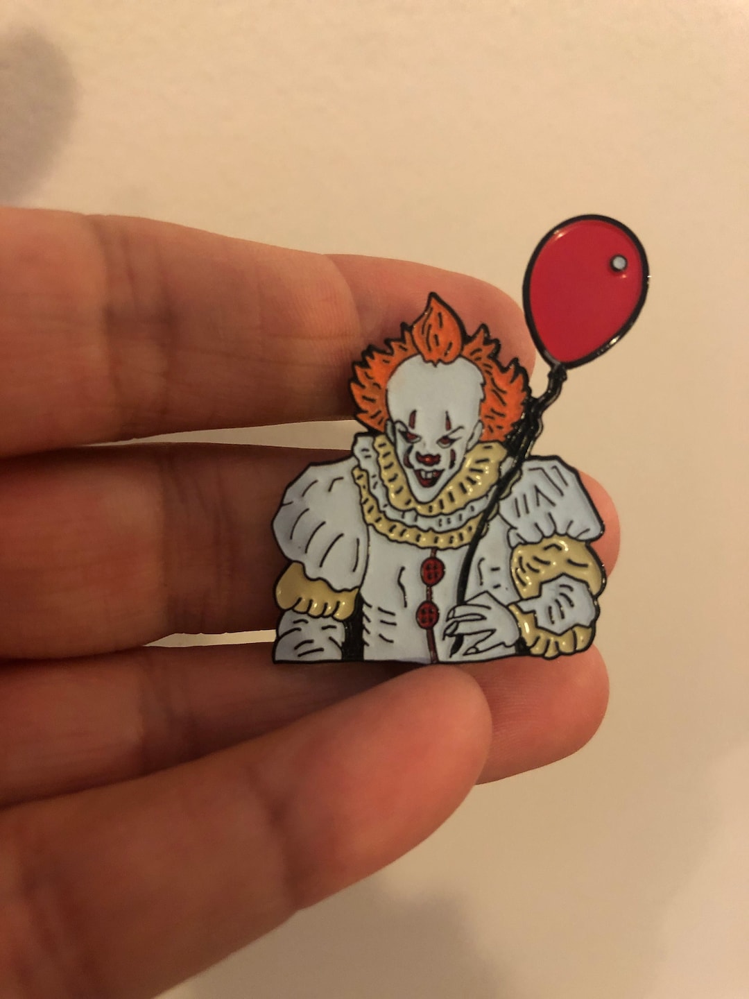 IT Pennywise Glow in the Dark Soft Enamel Pin - Etsy