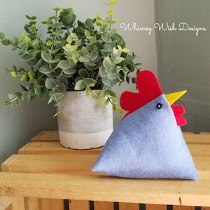 Pyramid Chicken / Denim - Etsy
