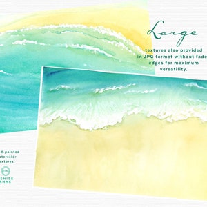 Watercolor Ocean Wave Clipart, Beach Clipart, Sea Clipart, Water ...