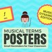 Musical Terms Posters - Music Dynamics Edition - Etsy