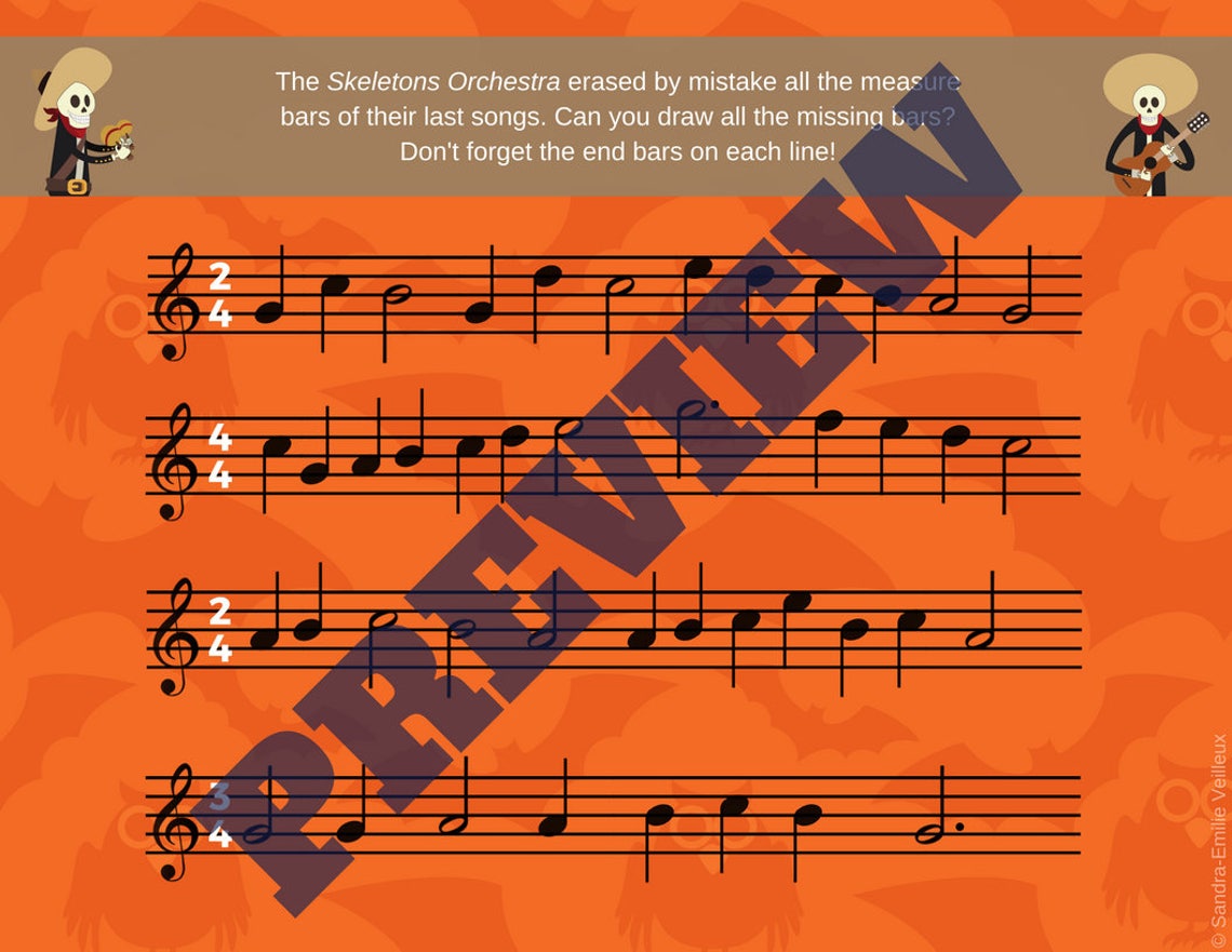 Halloween Music Activities Music Theory - Etsy