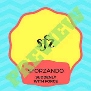 Musical Terms Posters - Music Dynamics Edition - Etsy