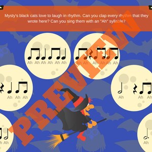 Halloween Music Activities - Music Theory - Etsy