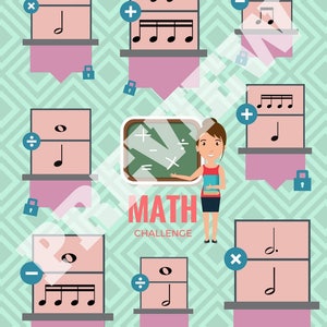Music Rhythms - Math Challenge - Etsy