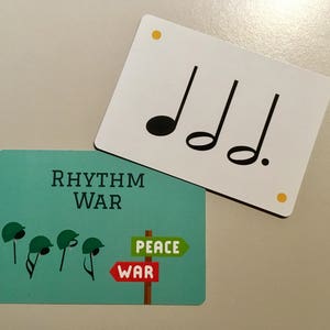 Music Card Game - Rhythm War - Etsy