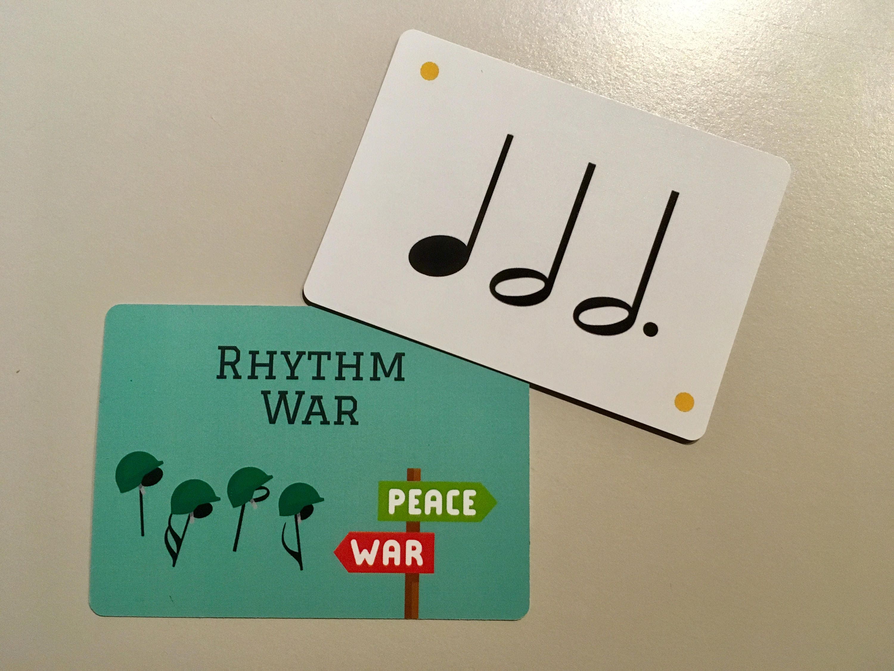 Music Card Game - Rhythm War - Etsy