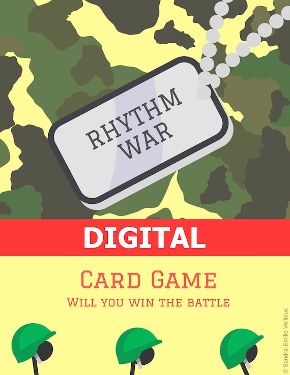Music Card Game Rhythm War Digital Edition | Etsy