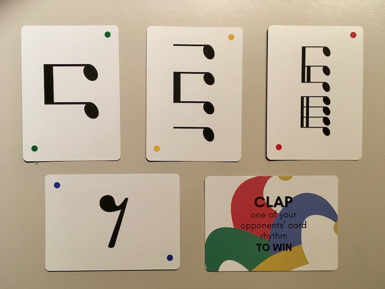 Music Card Game - Rhythm War - Etsy