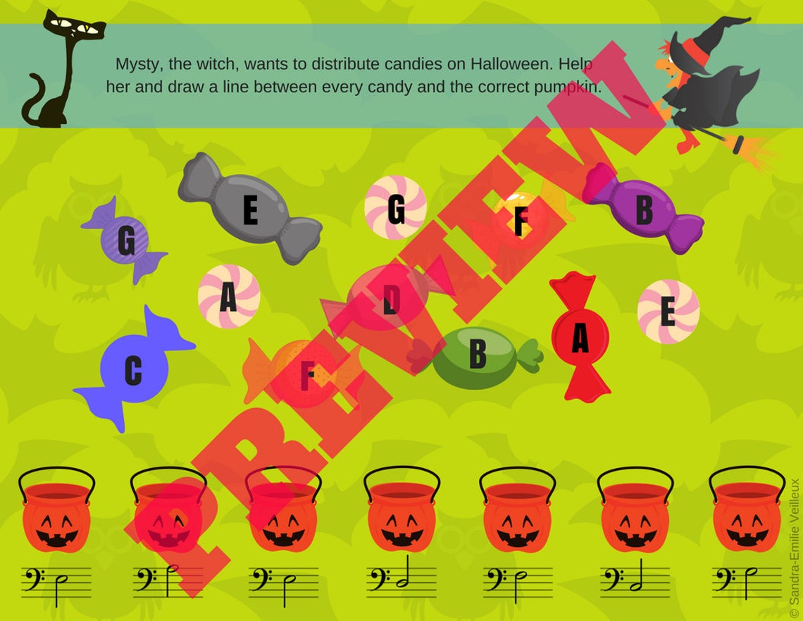 Halloween Music Activities - Music Theory - Etsy