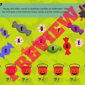 Halloween Music Activities - Music Theory - Etsy
