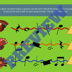 Thanksgiving Music Activities - Music Theory - Etsy