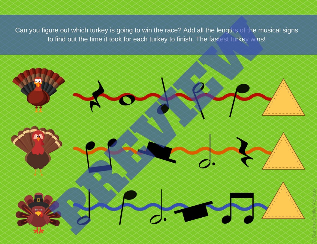 Thanksgiving Music Activities - Music Theory - Etsy