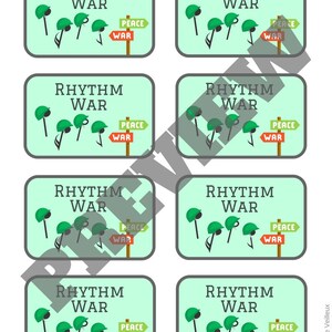 Music Card Game - Rhythm War - Digital Edition - Etsy